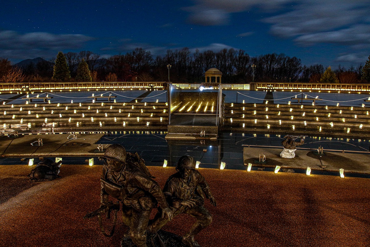 D-Day Memorial lights up to remember each of June 6 fallen | News/Talk ...