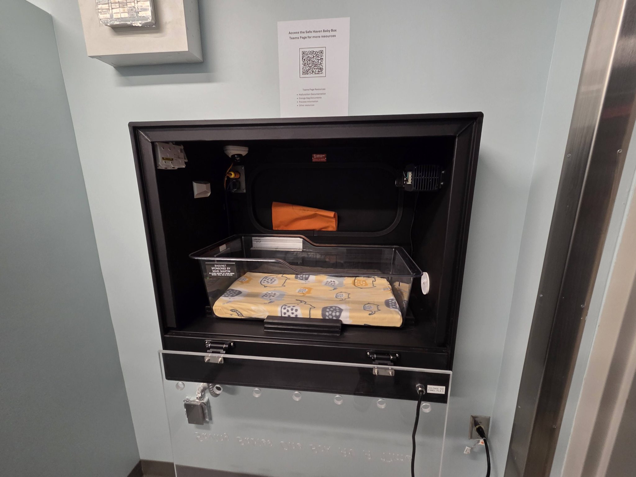 Safe Haven “Baby Box” installed by Carilion Clinic | News/Talk 960-AM ...