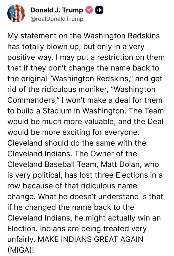 Virginia back in play for Commanders stadium as President Trump ties ...