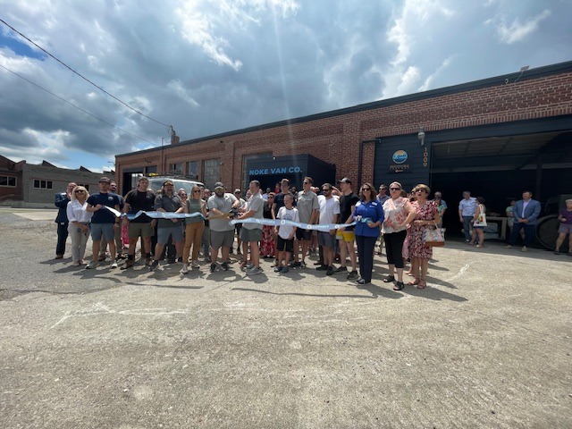Noke Van Co. literally rises from the ashes; cuts ribbon at new ...