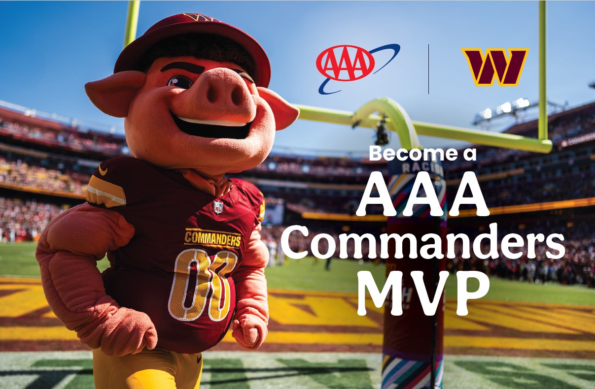 AAA partners with Washington Commanders to launch MVP Membership | News ...